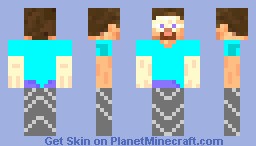 Light Bulb Steve Minecraft Skin