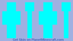 Light blue Minecraft Skin