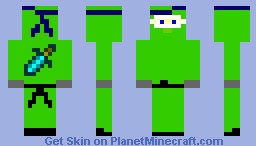 Lime Green Ninja Minecraft Skin