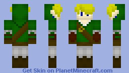 Link,The Hero of Hyrule {Better In Preview} Minecraft Skin