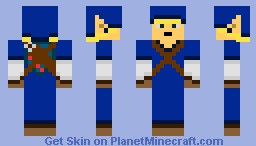 Link Blue Legend Of Zelda Minecraft Skin