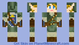 Link w/ Shield Minecraft Skin