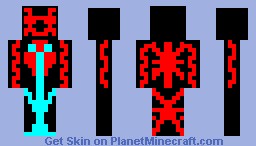 Fire Demon Minecraft Skin