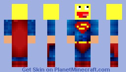 Lol face superman Minecraft Skin