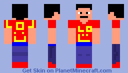 The Original Me "LOL Shirt"+Smiley Face Minecraft Skin