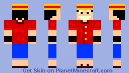 Luffy Minecraft Skin