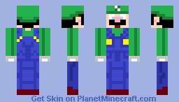 Luigi Minecraft Skin