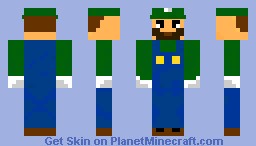 Luigi Minecraft Skin