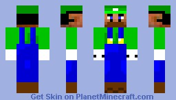 Luigi Minecraft Skin