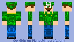 Luigi Minecraft Skin