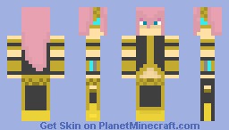 Luka Megurine Minecraft Skin