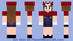 First Skin, Mario Fan! (Female&&Better 3D!) Minecraft Skin