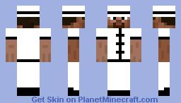 White tuxedo Minecraft Skin