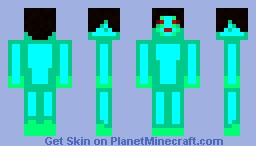 Diamond Daemon Minecraft Skin
