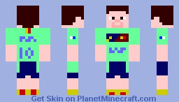 LIONEL MESSI Minecraft Skin