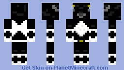 Mighty Morphin Black Ranger Minecraft Skin