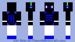 The Black Ice Minecraft Skin