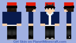 Pokemon X/Y Male Trainer Minecraft Skin