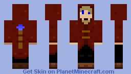 Mage With Staff Minecraft Skin