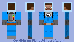 Major Tom (blue) Minecraft Skin