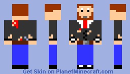 Man with Suit Minecraft Skin