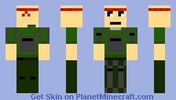 Commando with Body Armor Minecraft Skin