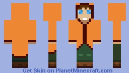 Man With a Cloak Minecraft Skin