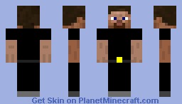 Man Goth w/Belt (ordinary man series) Minecraft Skin