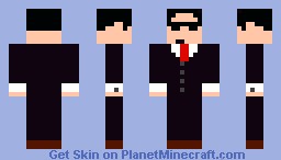 Man in Suit Minecraft Skin
