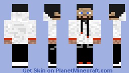 Man With a Sweater and a Beard Minecraft Skin