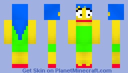 Marge Simpson (Hair Down) Minecraft Skin