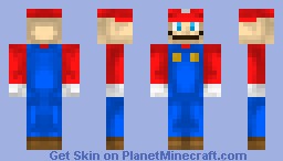 Mario Minecraft Skin