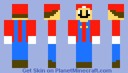 Mario Skin Minecraft Skin