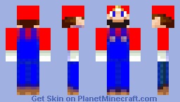 Mario from Mario Bros. Minecraft Skin