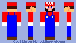 Mario Minecraft Skin