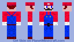 Super Mario Minecraft Skin