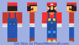 Mario Minecraft Skin