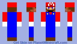 Super Mario Minecraft Skin