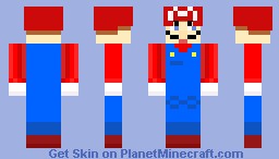 Mario Minecraft Skin