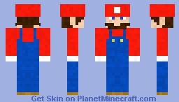 Mario Minecraft Skin