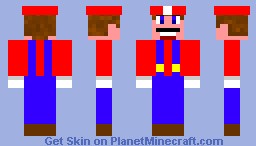 Mario Minecraft Skin