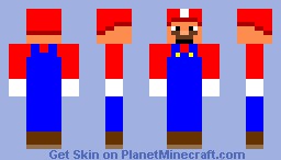 Super Mario Minecraft Skin