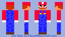 Mario Minecraft Skin