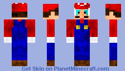 Mario Minecraft Skin