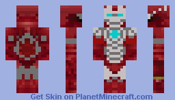 Iron Man Mark 5 Minecraft Skin