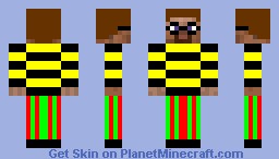 Marvin the Nerd Minecraft Skin