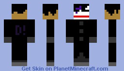 Masked Hei (Darker Than Black) Minecraft Skin