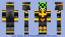 Master Yi(league of legends)3D collar Minecraft Skin