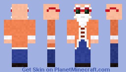 Master Roshi Minecraft Skin