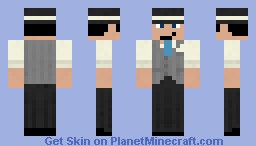 Guy In Fedora And Suit Minecraft Skin